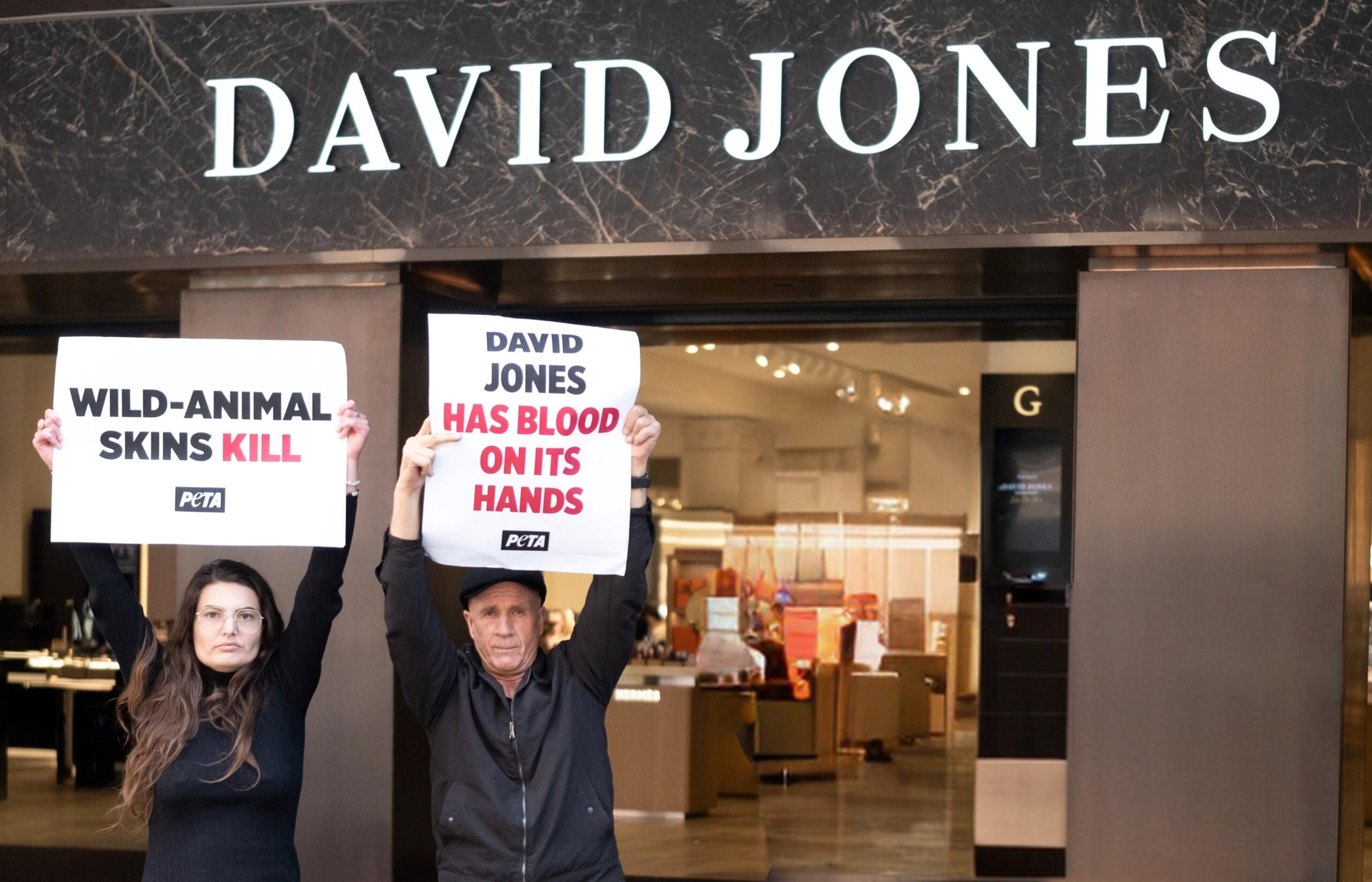 PETA Steps Up Pressure on David Jones to Stop Selling Wild-Animal Skins ...