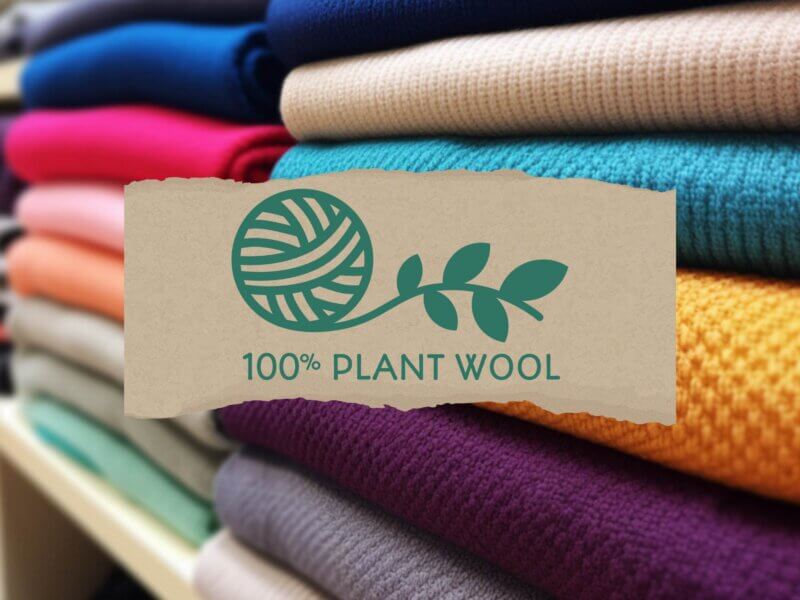 PETA’s '100% Plant Wool' Logo - PETA Australia