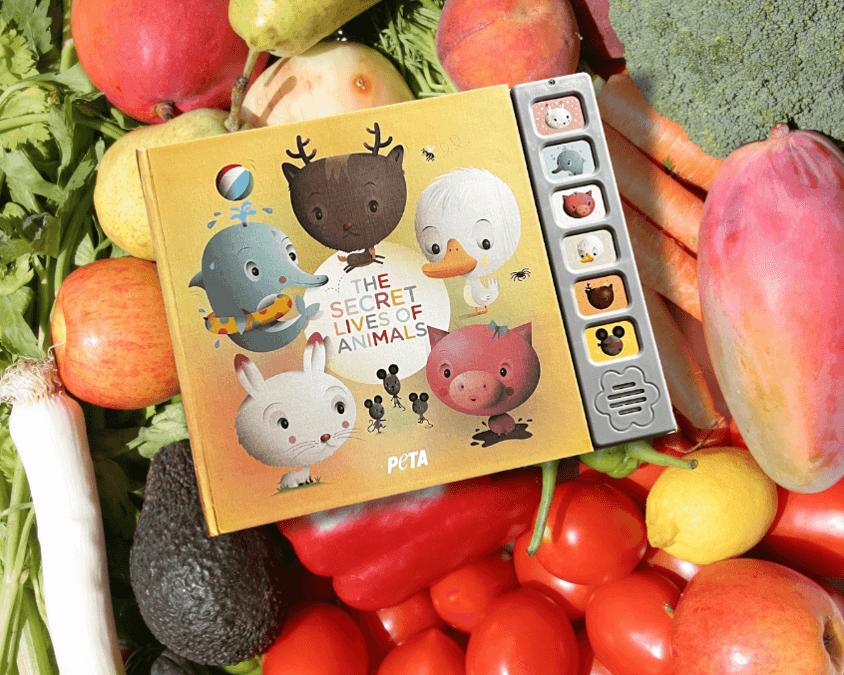 Screaming Animals Book Gift for Gina Rinehart from PETA - PETA Australia
